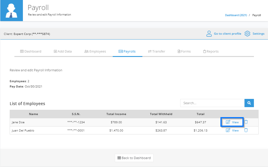 Creating Payroll Manually – Expert Tax