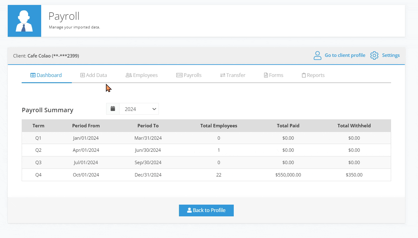Create Employee Manually – Expert Tax