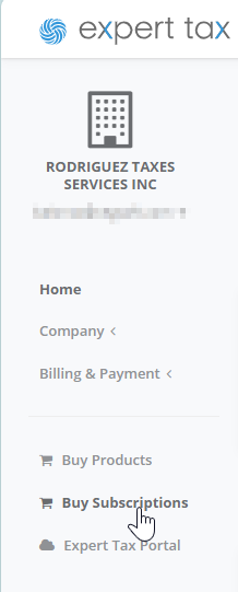 Purchase/Activate - Invoice and Billings – Expert Tax