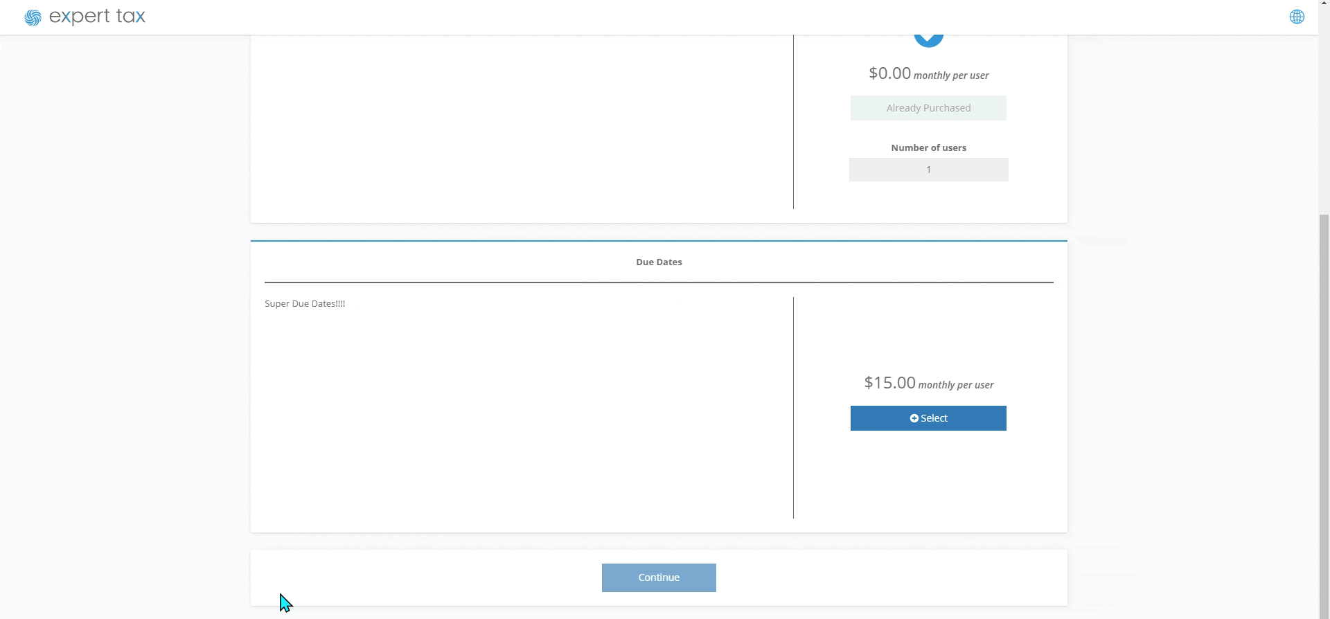 Buy and Activate subscription – Expert Tax