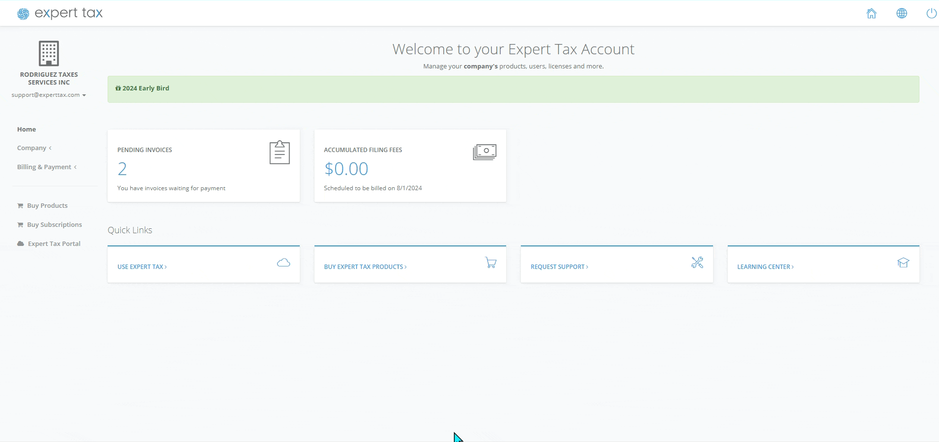 Buy and Activate subscription – Expert Tax