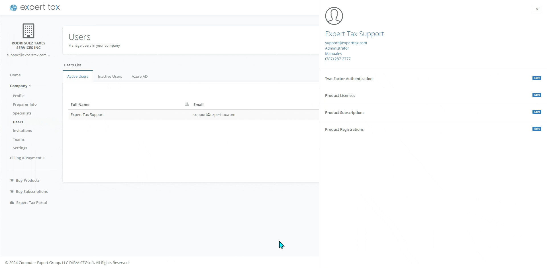 Buy and Activate subscription – Expert Tax